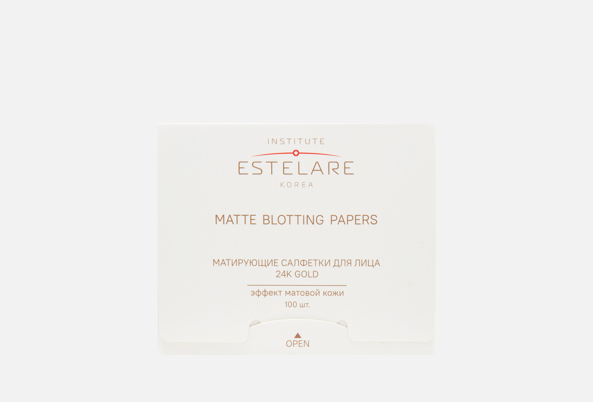 Матирующие салфетки для лица INSTITUTE ESTELARE 24K GOLD