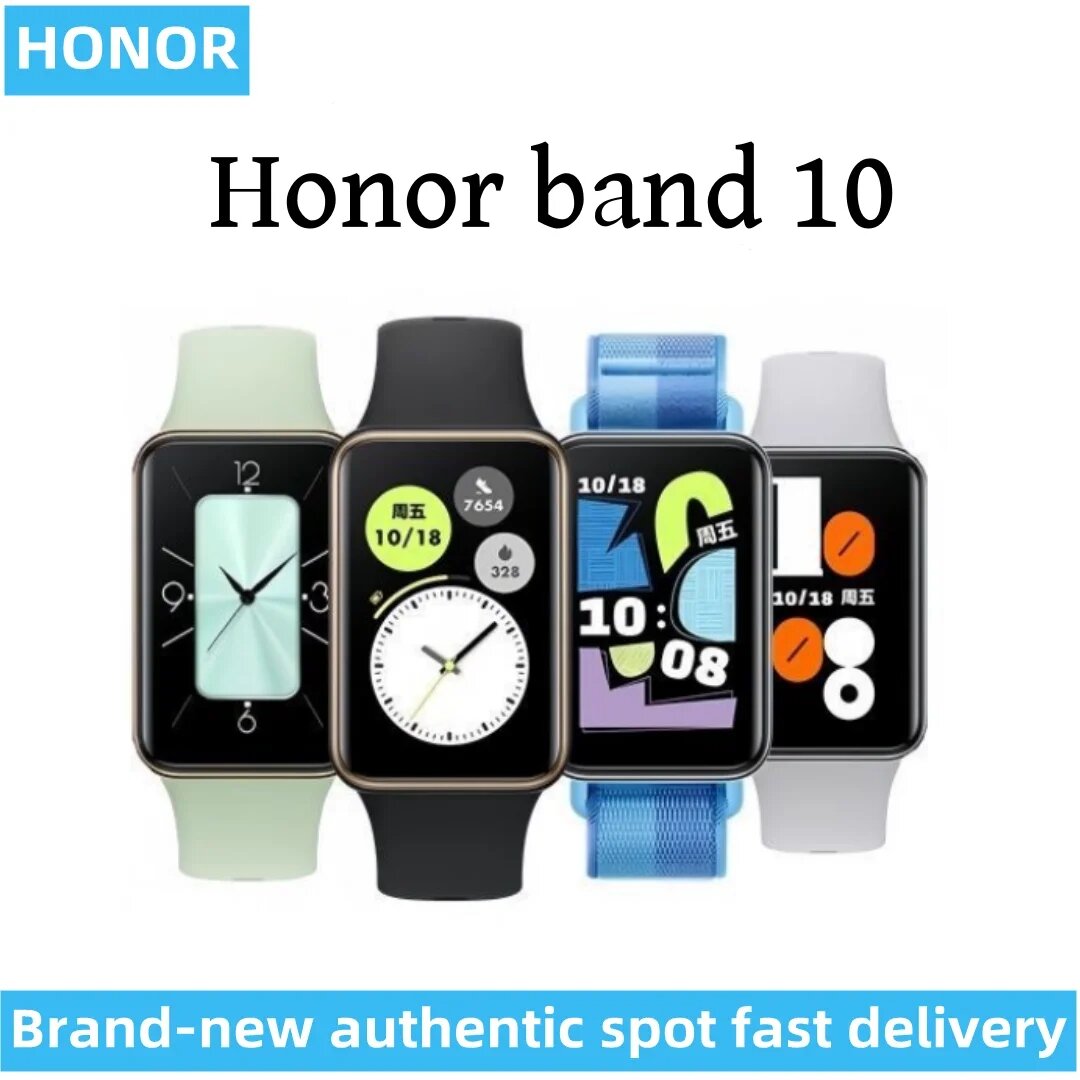 Умные часы Honor с зеленым ремешком Standard green