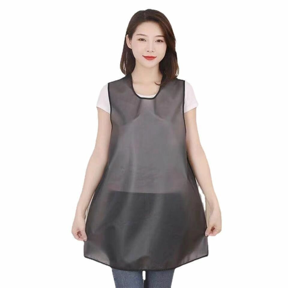 Женский водонепроницаемый фартук без рукавов из термополиуретана – легкая маслостойкая рабочая одежда с дышащим дизайном, идеально подходит для салонов красоты, работы с продуктами питания, бассейна и ежедневной уборки.