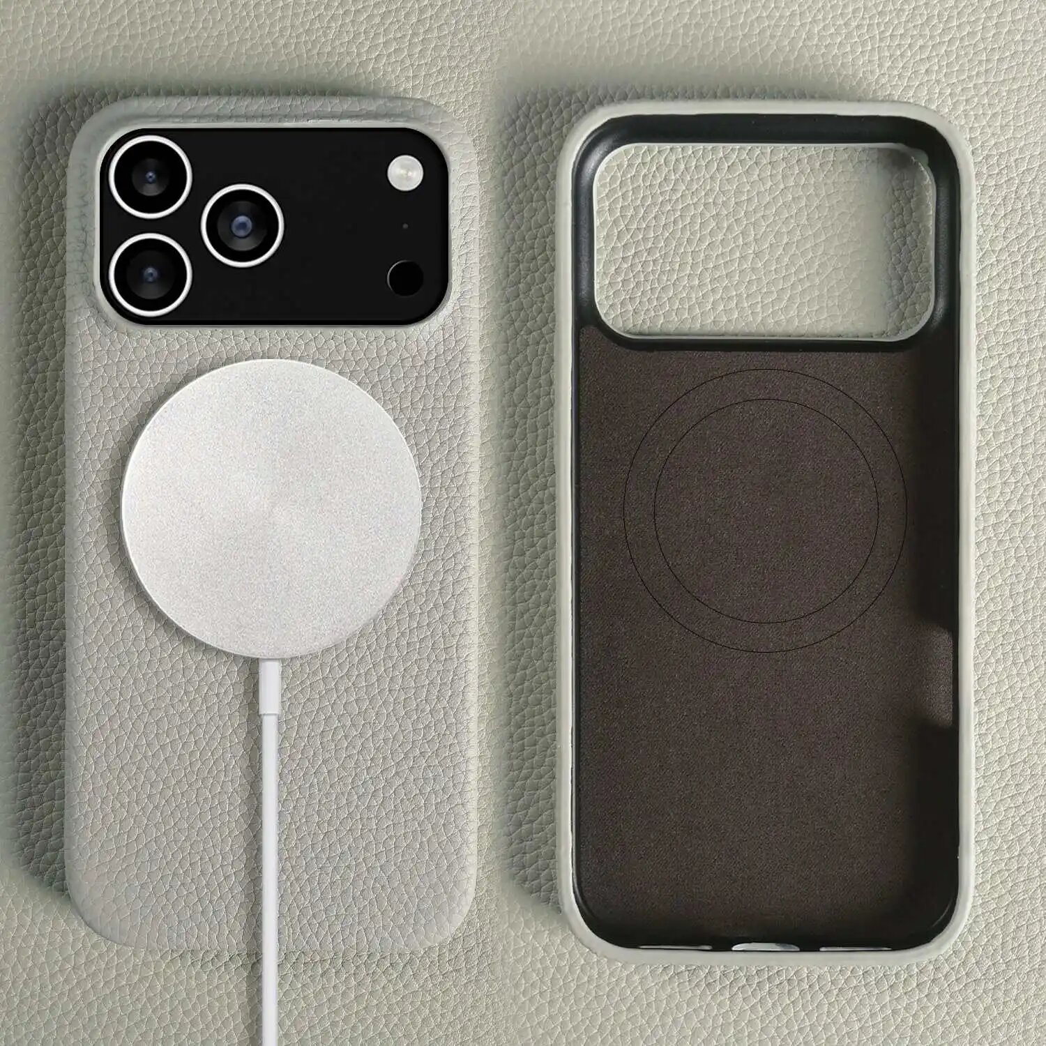 Серый чехол для iPhone 16 Pro с MagSafe, Grey 6311