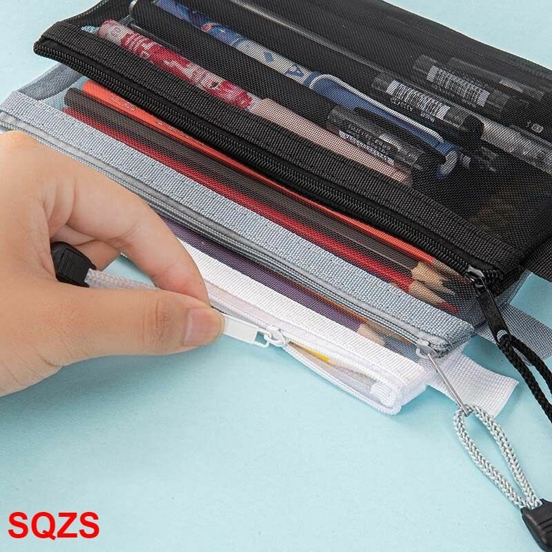 Прозрачная сетчатая сумка