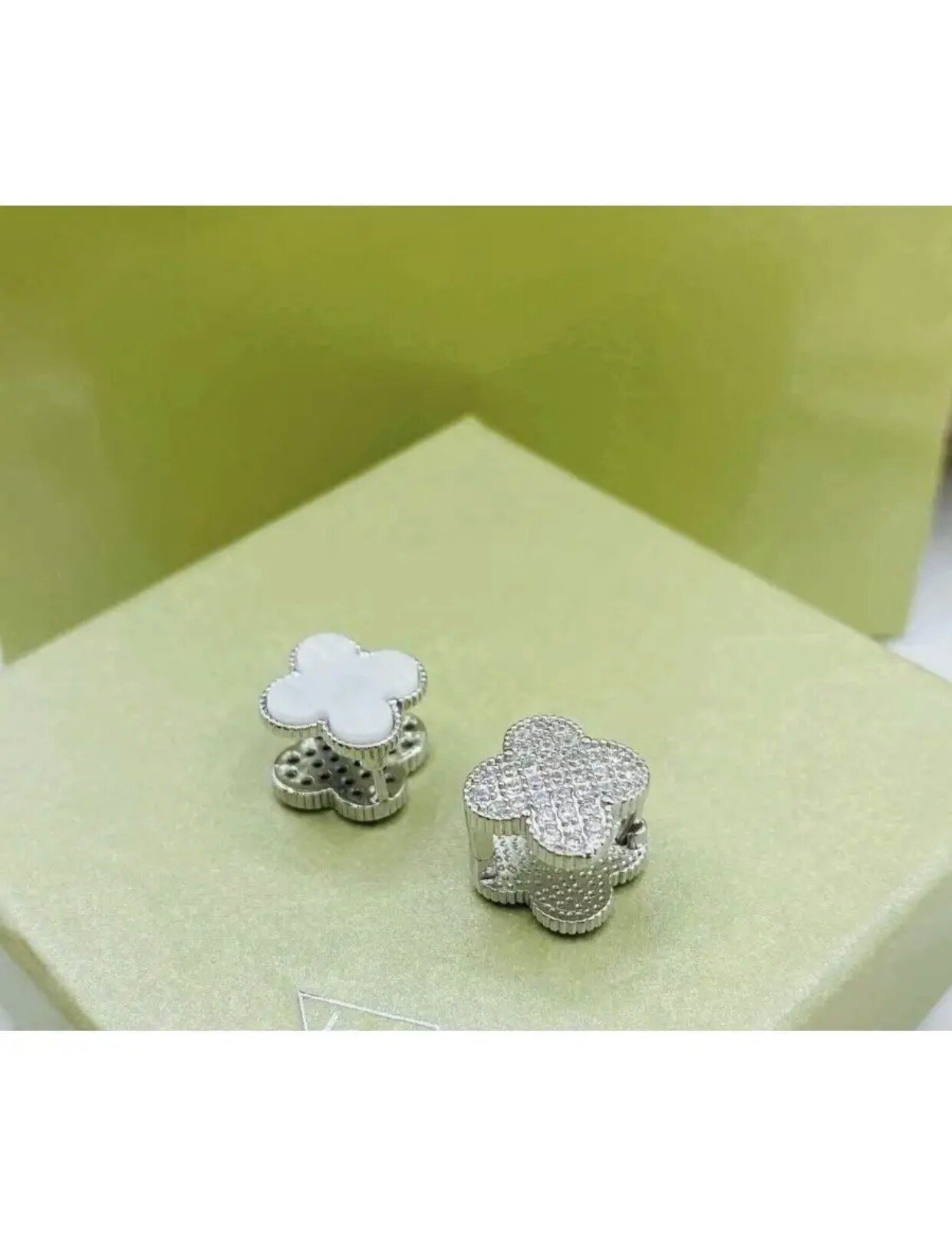 Серьги двусторонние