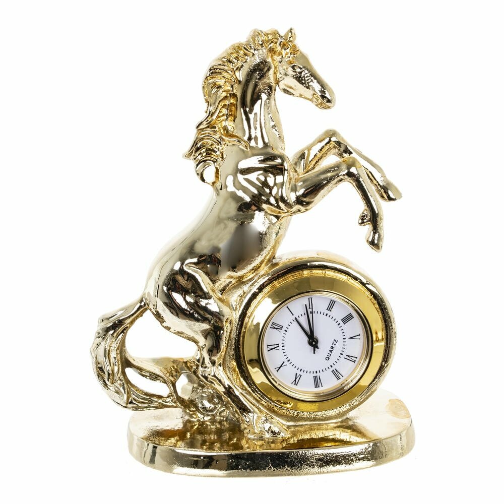 Фигурка декоративная "Лошадь" с часами (LR41x1), L9 W5 H12 см