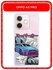 Чехол на Oppo A5 Pro / Оппо А5 Про с принтом "JDM коллаж", прозрачный