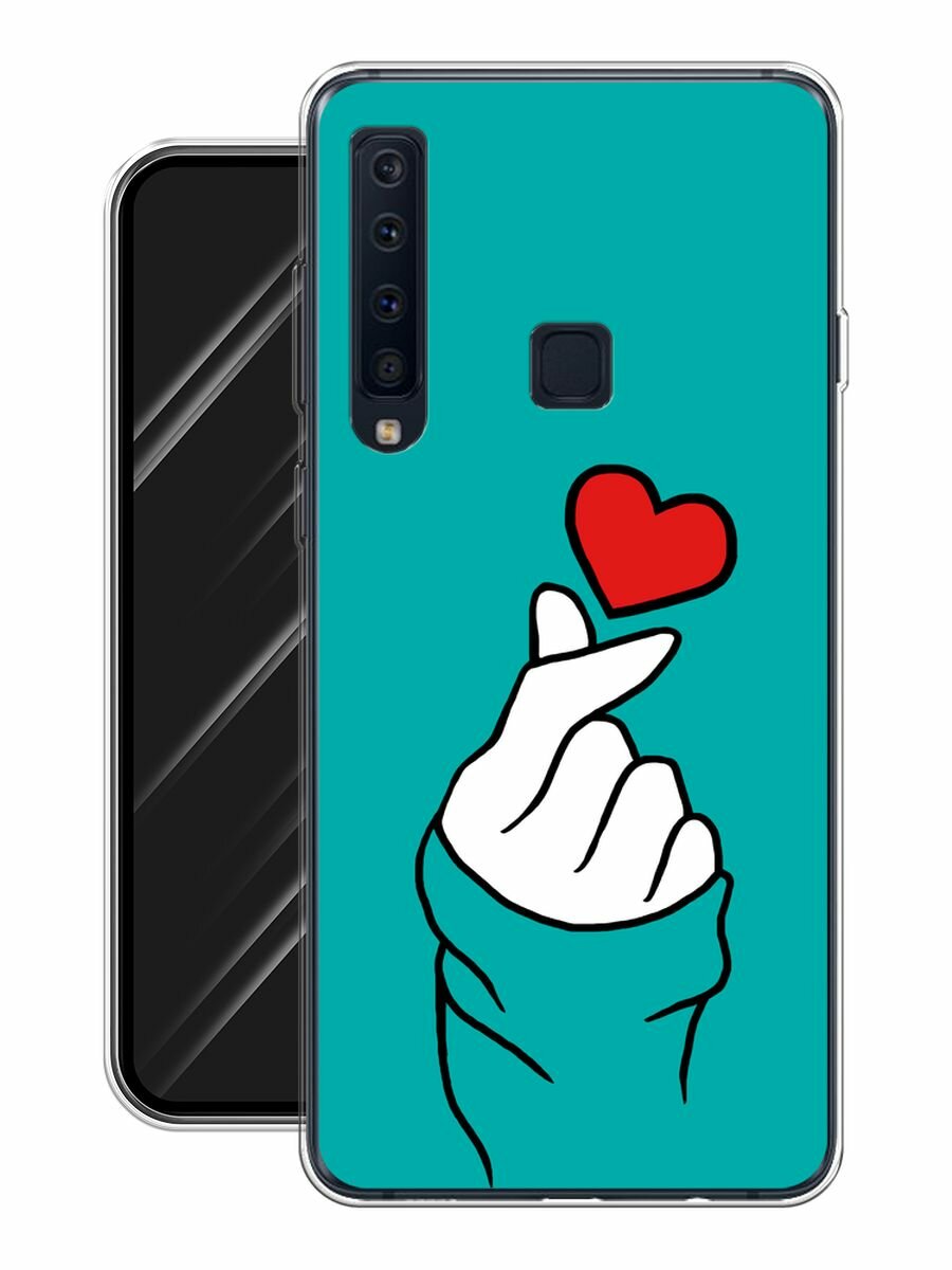Чехол на Samsung Galaxy A9 2018 / Самсунг Галакси А9 2018 с принтом "Маленькое сердечко" — фото 1