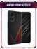 Чехол на Xiaomi Redmi Note 12S / Сяоми Редми Ноут 12S с принтом "Красный карбон"