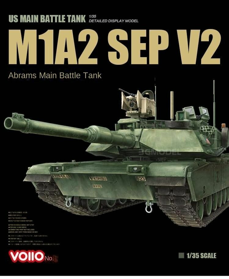 VOIIO 01101 1/35 US M1A2 Abrams SEP MBT сборная модель танка