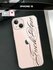 Чехол на Apple iPhone 13 / Айфон 13 с принтом "Красивый шрифт", прозрачный