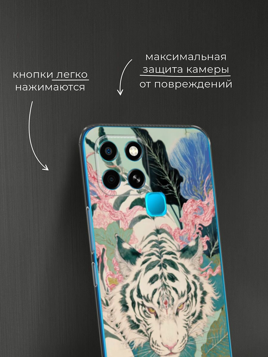 Чехол на Infinix Smart 6 / Инфиникс Смарт 6 с принтом "Охотник" — фото 1
