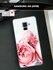 Чехол на Samsung Galaxy A8 2018 / Самсунг Галакси А8 2018 с принтом "Пионы на бе...