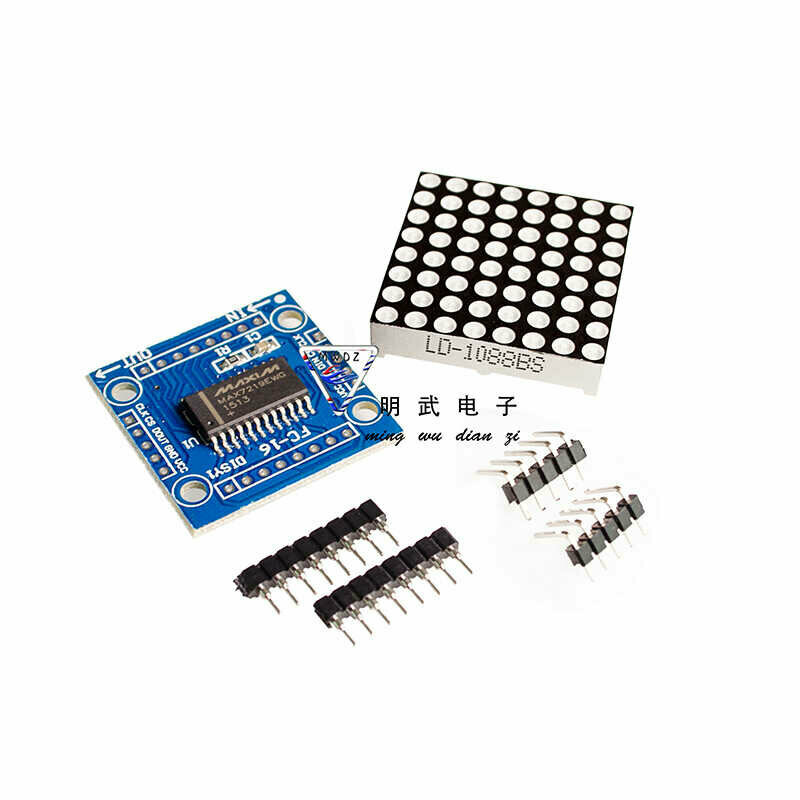 8x8LED Точечной Матрицы MAX7219 Дисплейный Модуль DIY Набор Модуль Управления МикрокоМпьютероМ С Одним Чипом