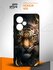 Чехол на Honor 400, Хонор 400, накладка, силиконовый, противоударный, с рисунком