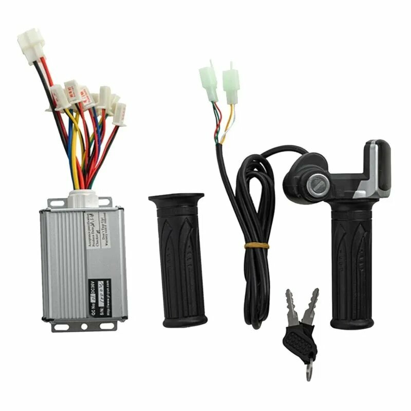 48V 1000W Электрический мотороллер с матовым контроллером + комплект дроссельной заслонки совместим электрического скутера, велосипеда E-Bike