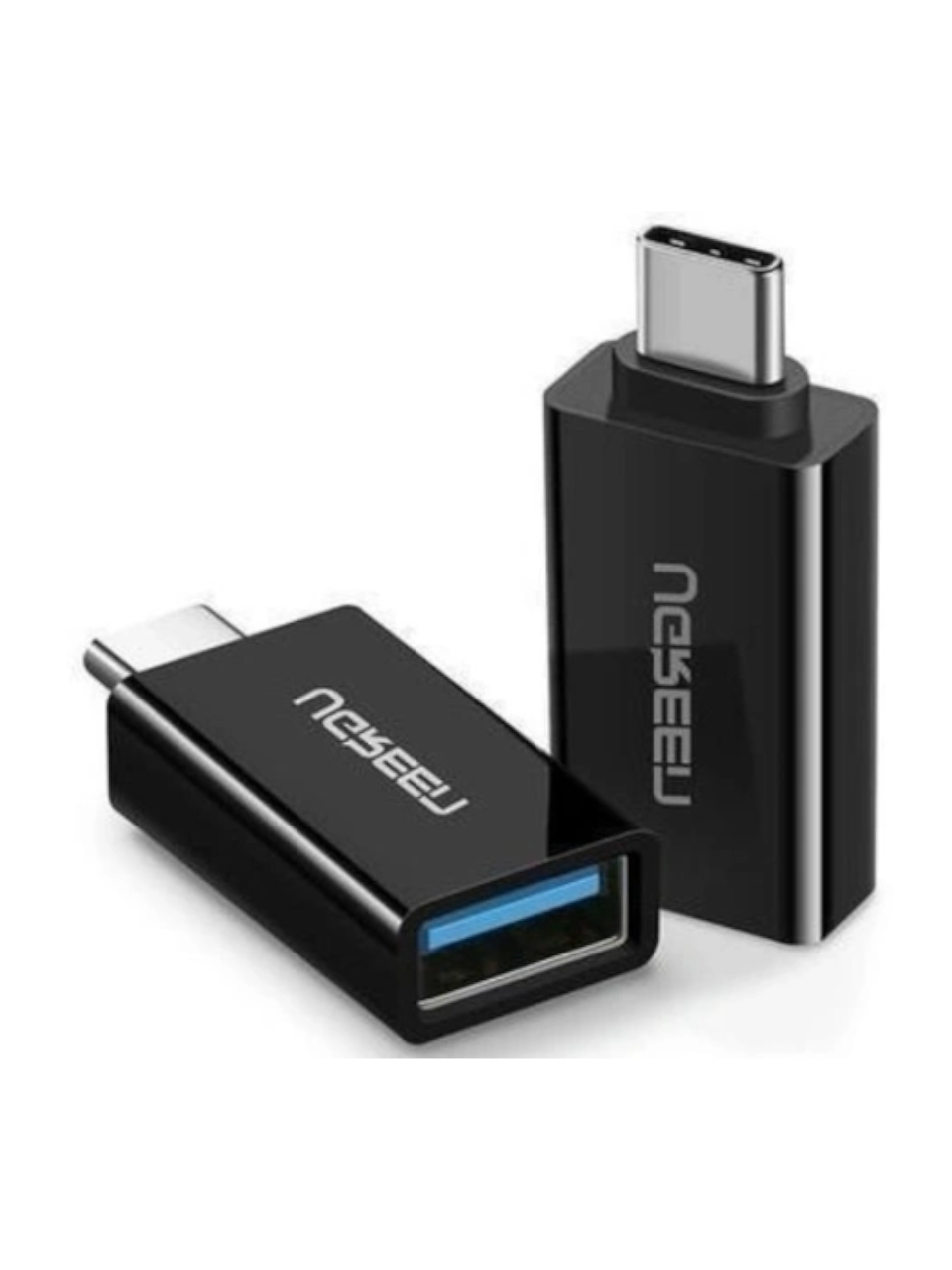Адаптер UGREEN 20808, USB-C к USB-A, OTG 5Гбит/с, металл, черный