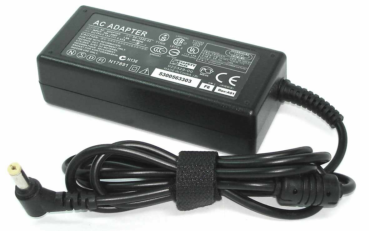 Блок питания (сетевой адаптер) для ноутбуков Delta 19V 3.42A 5.5x1.7