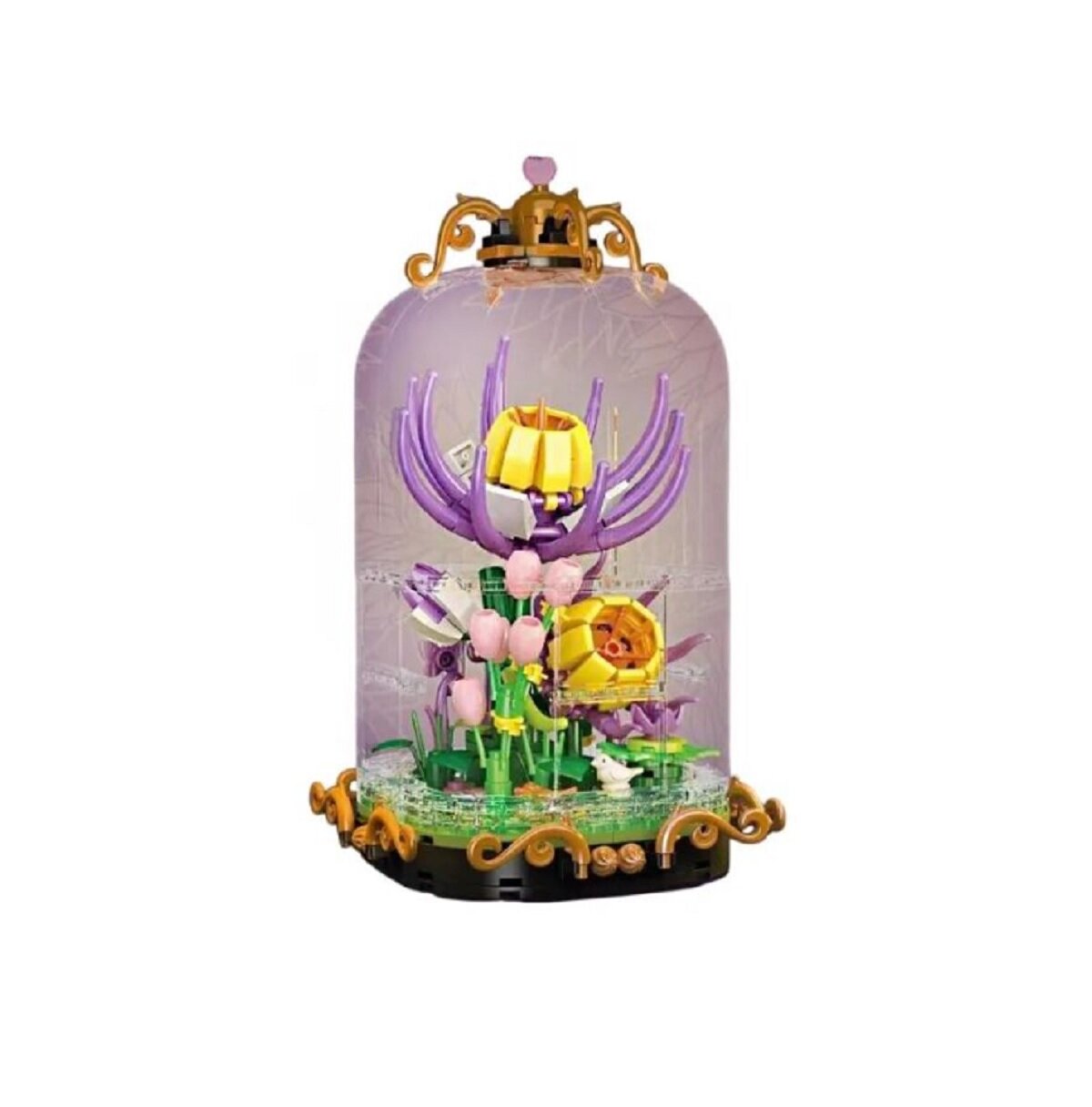 Конструктор Jie Star Дольчатый Эпифиллум JJ9085 со светом, развивающие функции и навыки