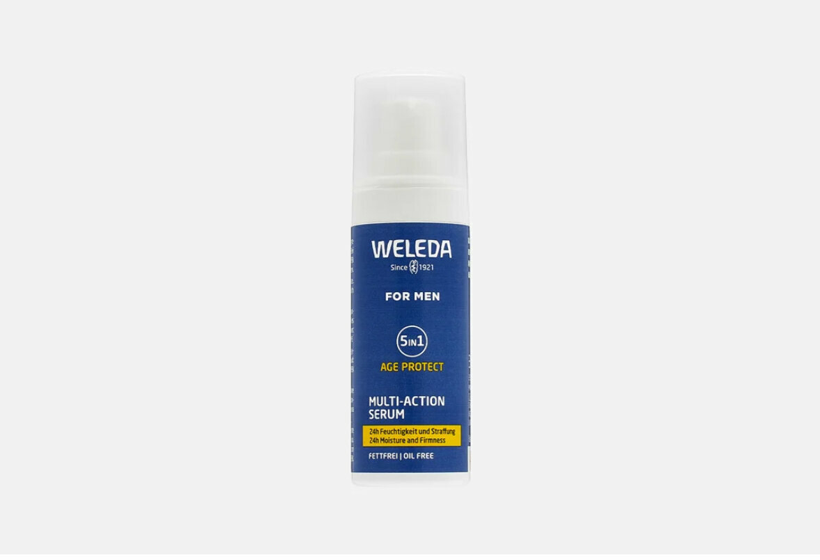 Сыворотка для лица WELEDA 5in1 Multi-Action for Men, антиоксидантная, для лица, 30мл