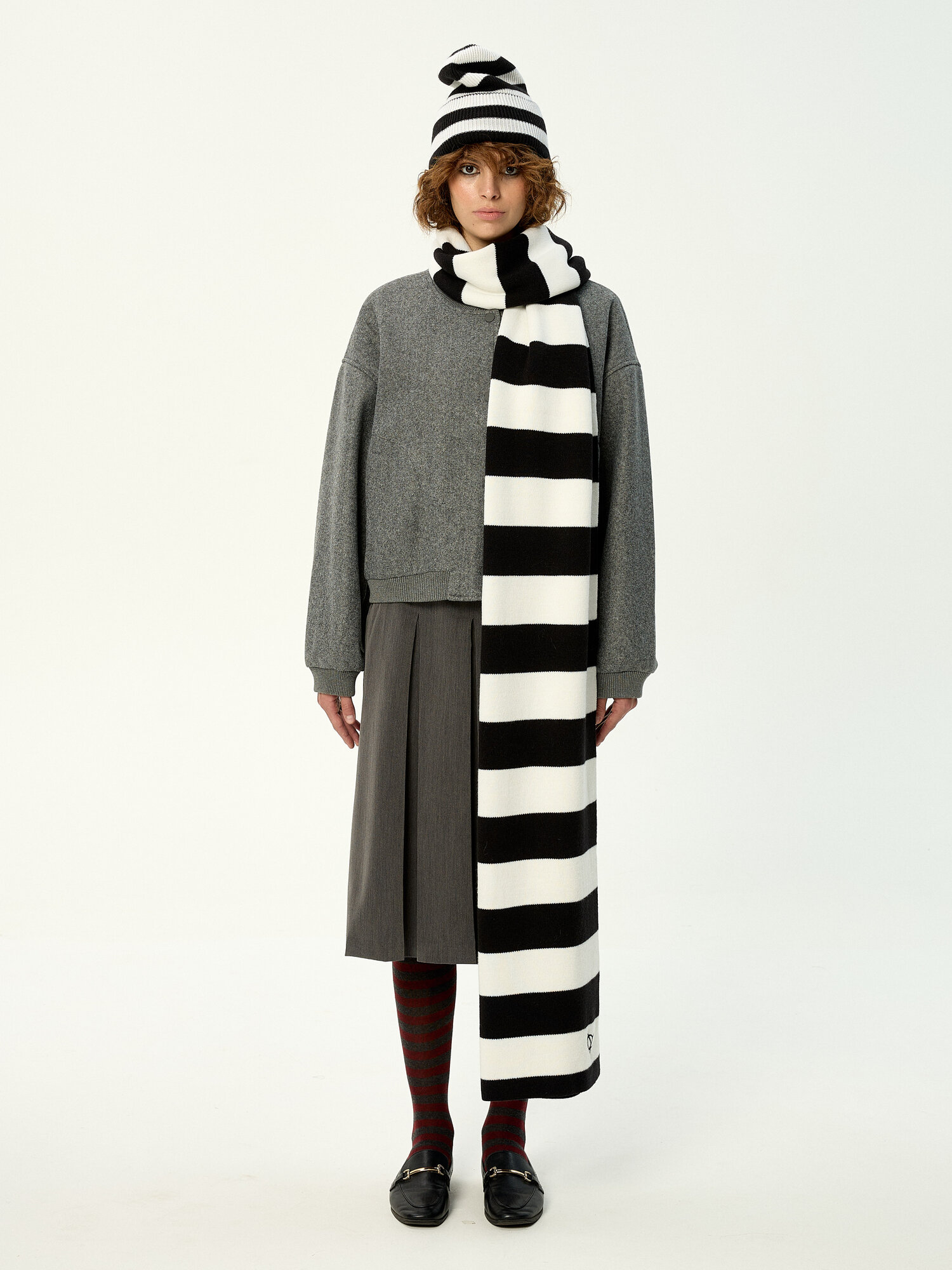 Шарф вязанный шарф