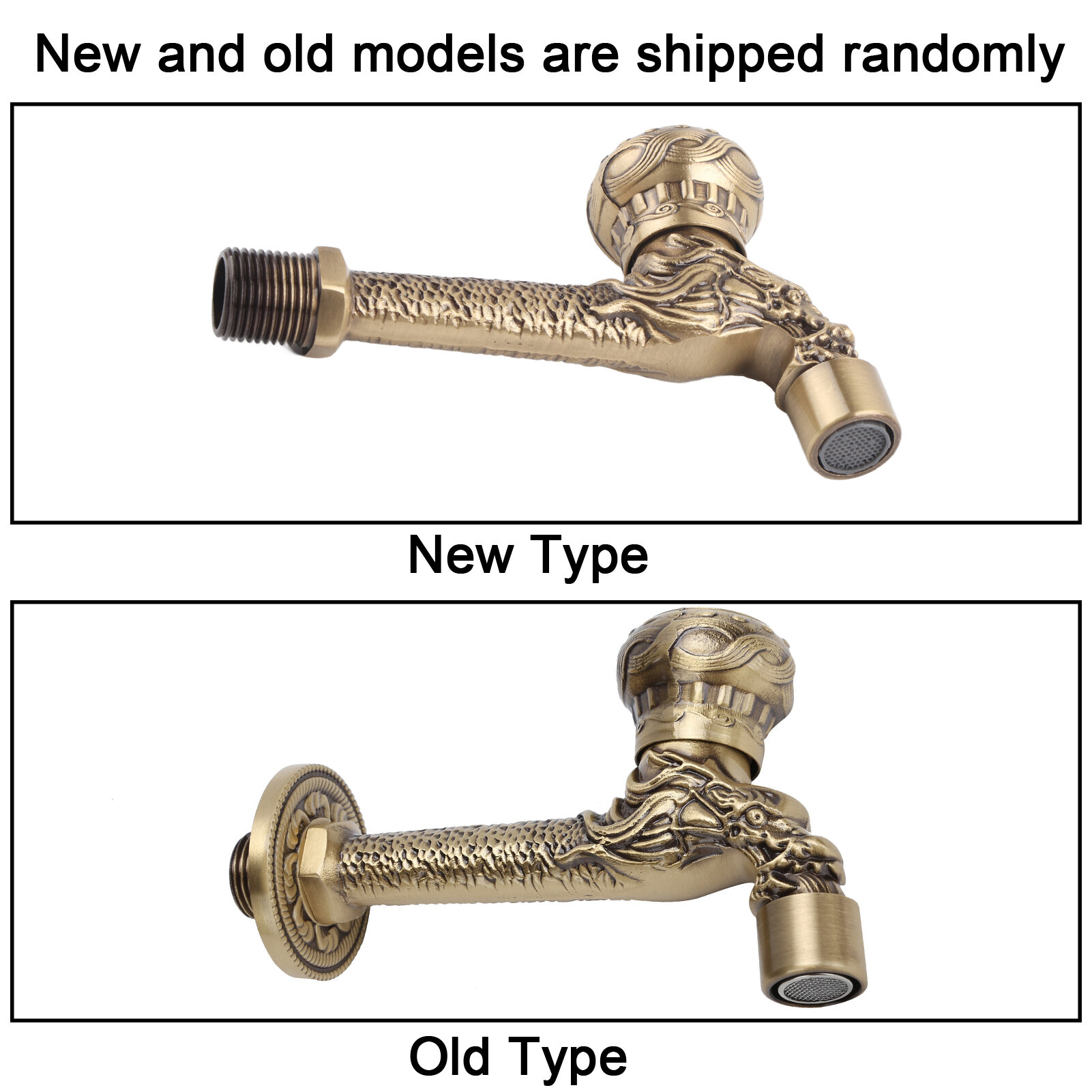 G1/2 настенный кран для воды, старинная латунь, одинарный кран для холодной воды для стиральной машины в ванной комнате