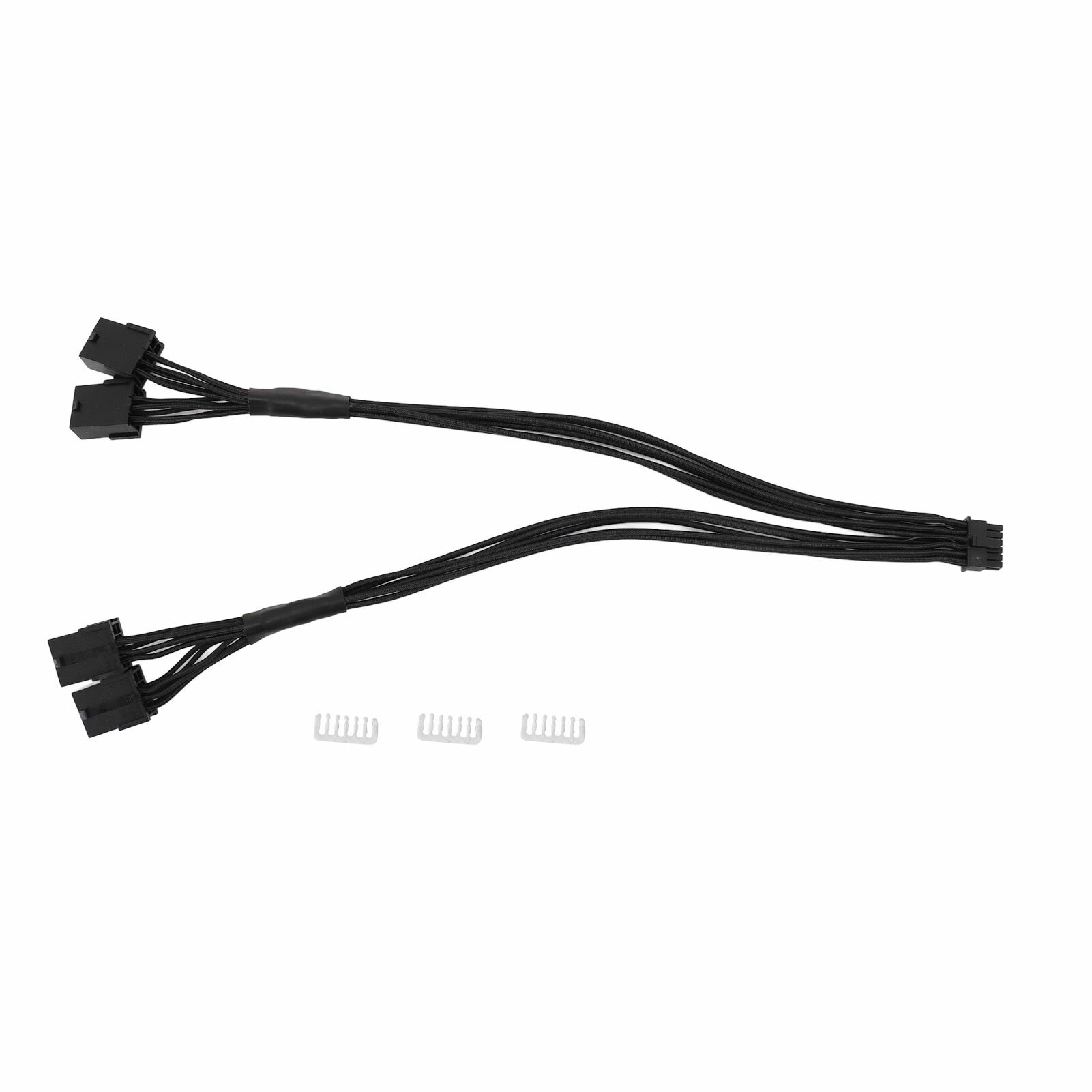 12VHPWR PCI E 5.0 Удлинительный кабель 16-контактный штекер PCIE 5.0 4x8-контактный удлинительный кабель с внутренней втулкой для 3090Ti 4090 4080 Черный