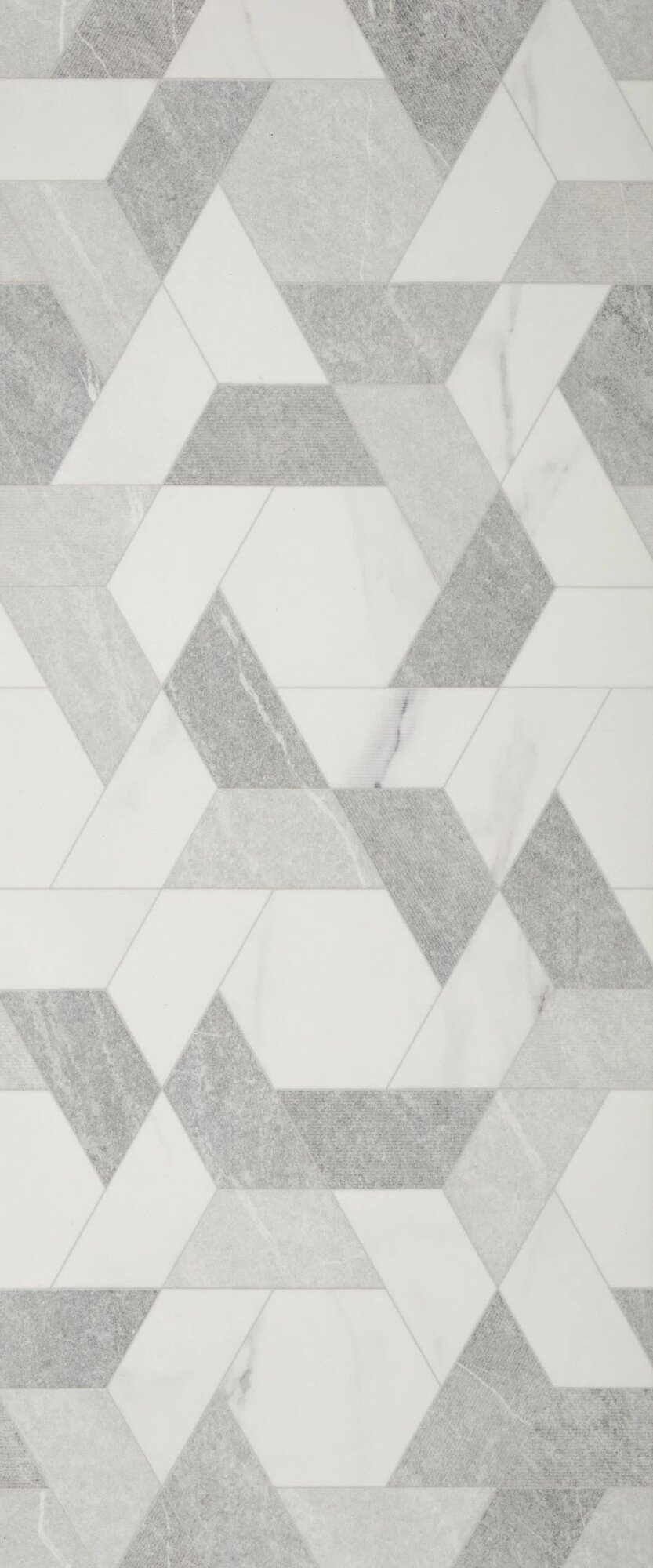 Плитка облицовочная Gracia Ceramica Katana серая геометрия 600x250x9 мм (8 шт.=1,2 кв. м) Gracia Ceramica 010100001462