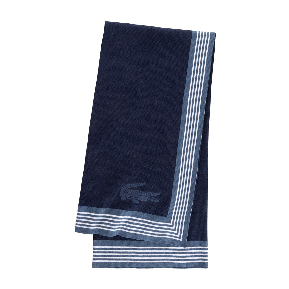 Плед Lacoste Рамка (Frame) Темно-синий (Marine) 130x170 см