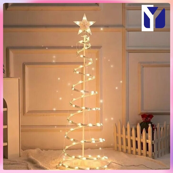 Эксклюзивная светящаяся рождественская ель высотой 120 см предлагается для самостоятельной сборки, будучи уже декорированной.