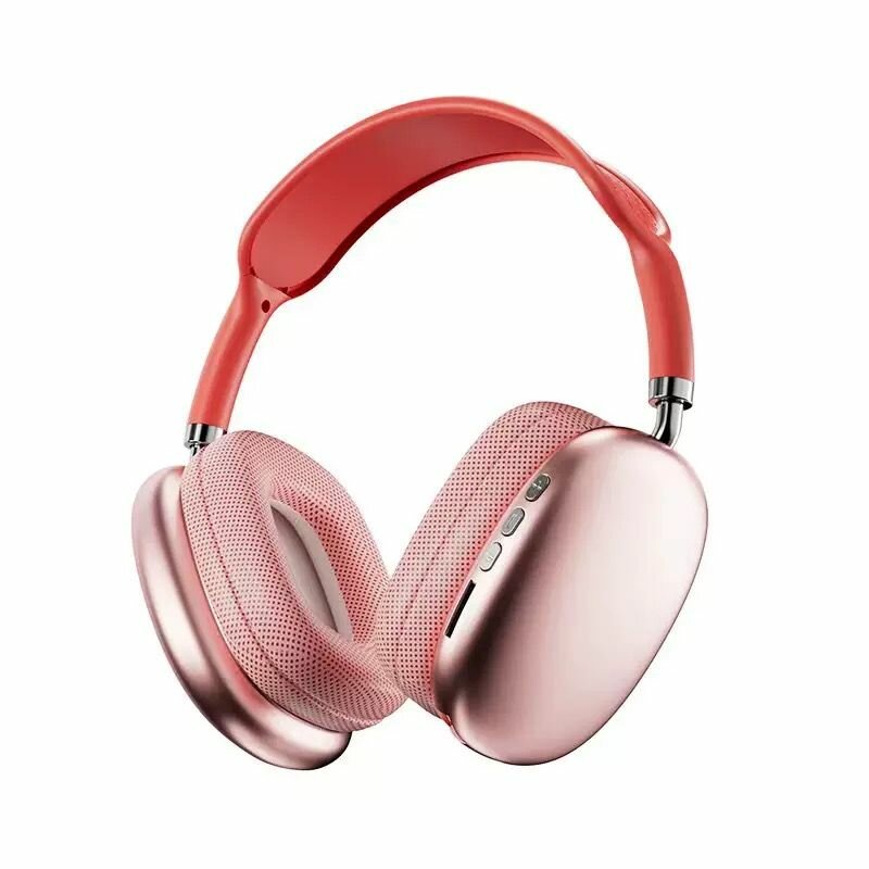 Беспроводные накладные наушники Bluetooth; большие полноразмерные игровые гарнитуры; С микрофоном и шумоподавлением, серебристый