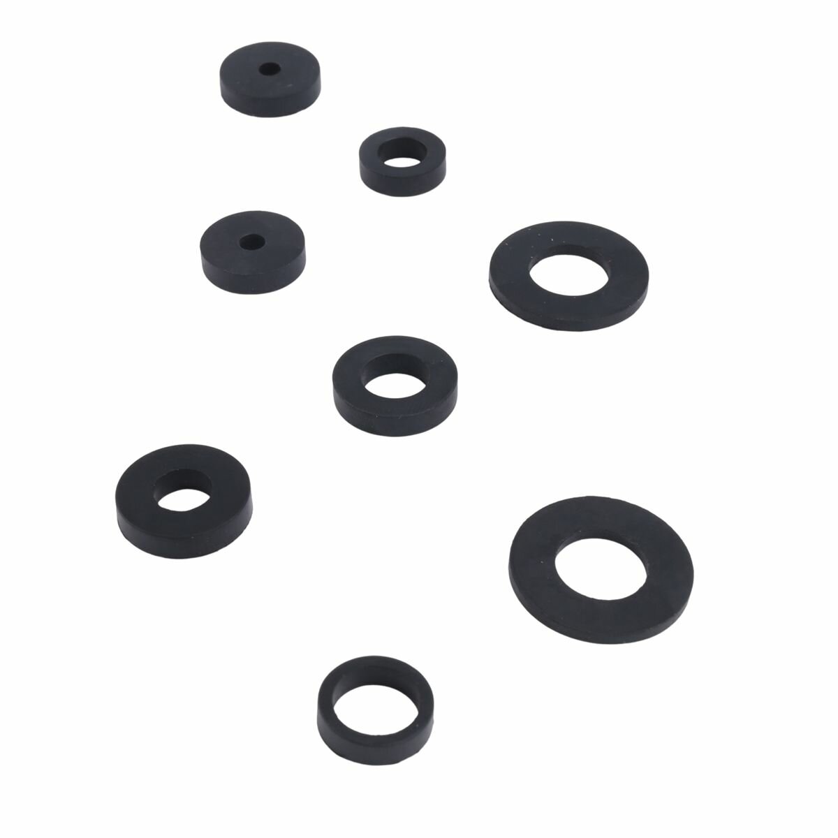 141 шт. плоское резиновое уплотнительное кольцо, прокладка шланга, резиновая шайба для втулки крана, 18 различных размеров