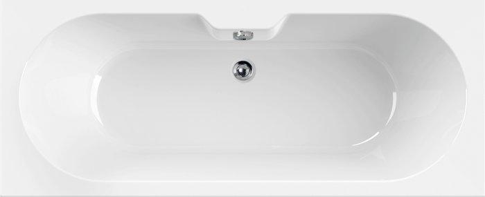 Акриловая ванна Cezares Calisto 170x70 см, пристенная, белая, с каркасом