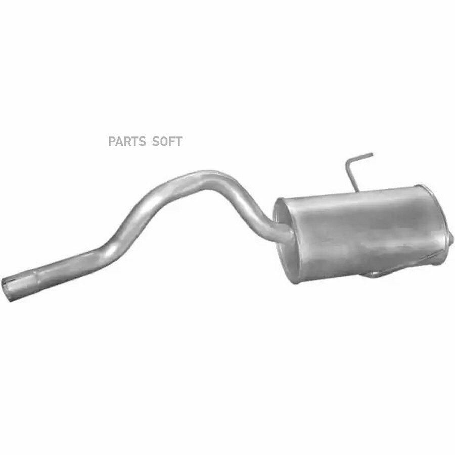 Глушитель задн часть RENAULT: ESPACE III 2.0 10.96-00, 2.0 16V 98-00 от официального дистрибьютора, POLMOSTROW, артикул 21297