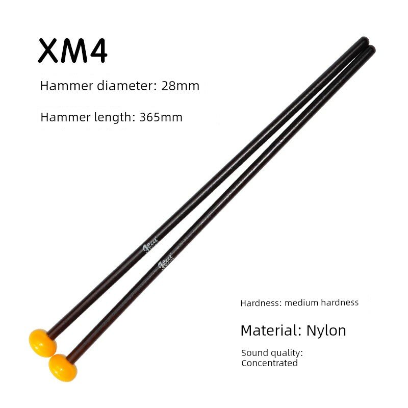 Fleet стальные алюминиевые ударные палочки с нейлоновым концом, модель XM4, профессиональные аксессуары для перкуссии