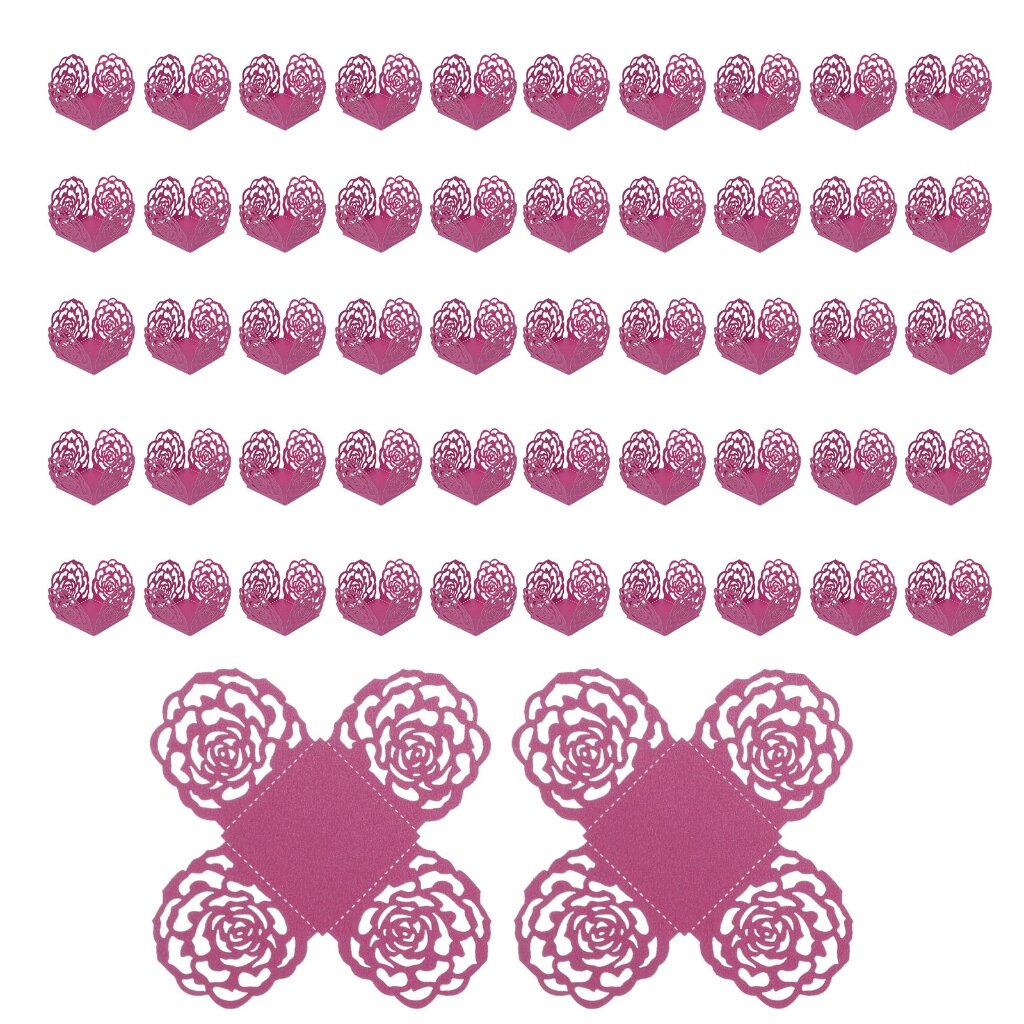 50шт Бумажные Шоколадные Обертки Чашки Вкладыш Для Торта Чашка Свадебные Конфеты Коробка Шоколада Для Свадебных Приемов Свадебные Души