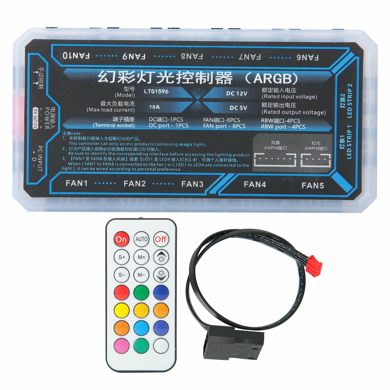 Концентратор вентиляторов PH2.0, 4-pin, 10 портов, 5V