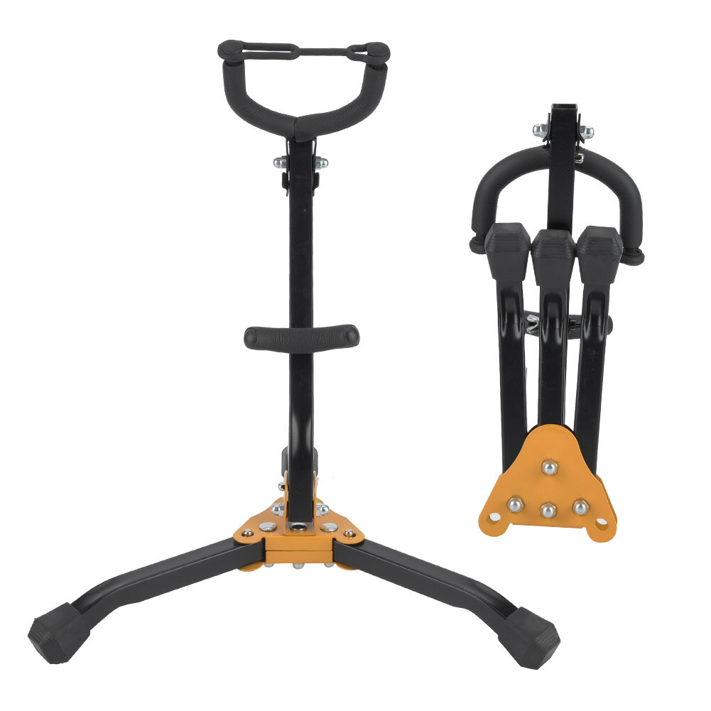 Металлическая складная регулируемая подставка-штатив для альт-тенор-саксофона