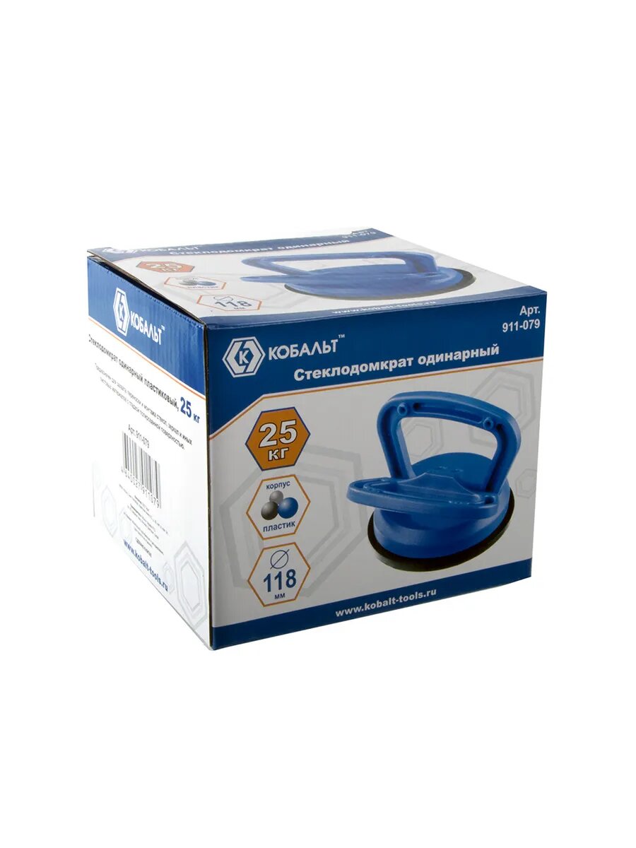 Одинарный пластиковый стеклодомкрат, 25 кг