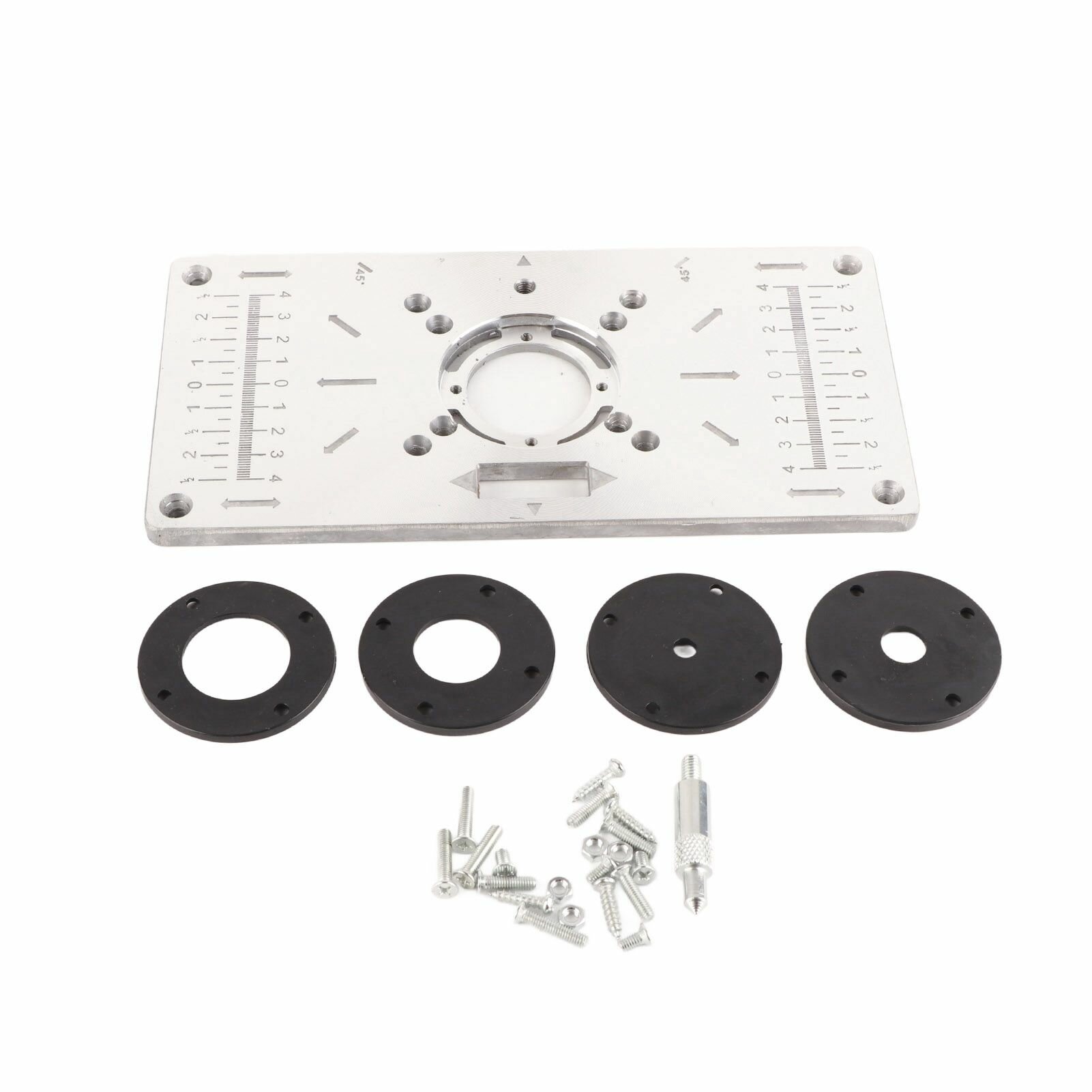 Износостойкий направляющий стол для фрезерования с откидной пластиной, приспособление для снятия фаски под углом 45 градусов