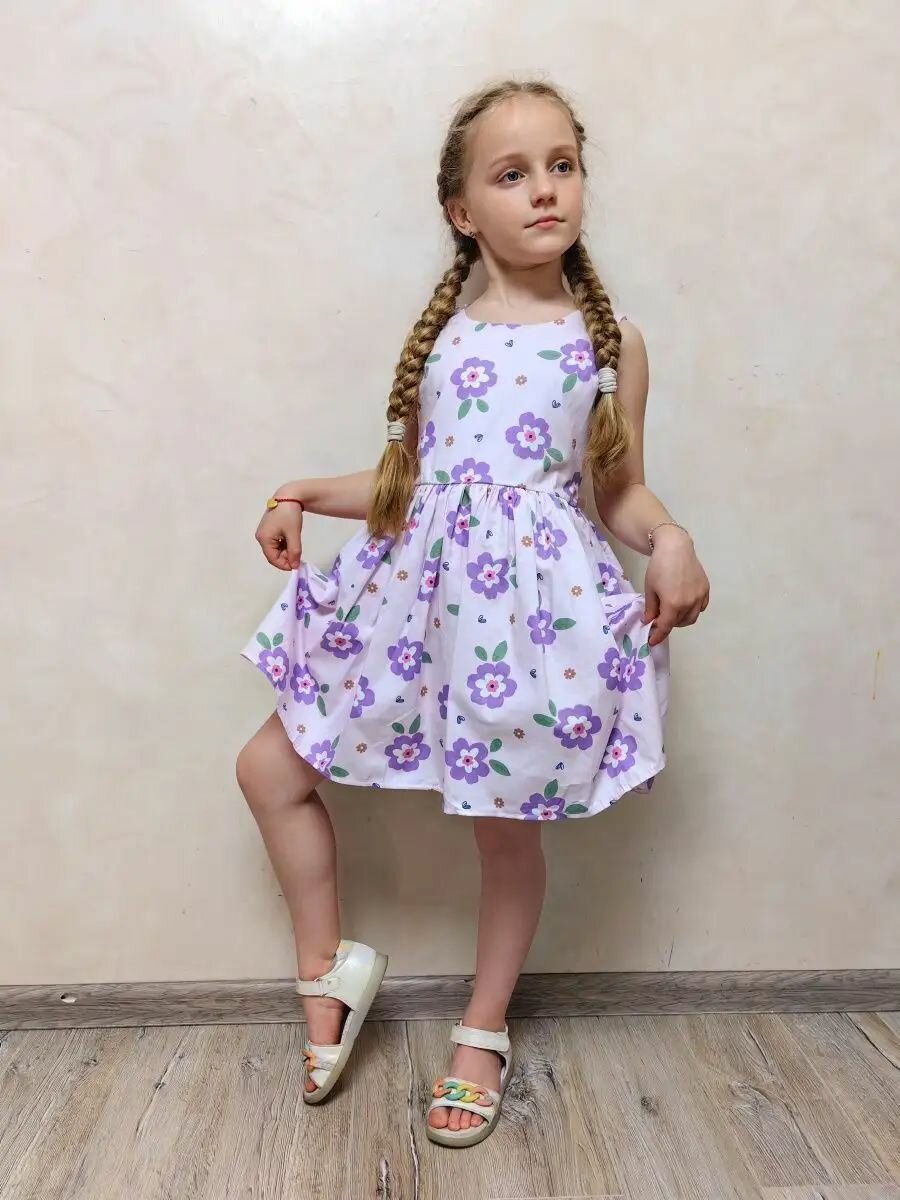 Платье Базовая коллекция, размер 116, розовый