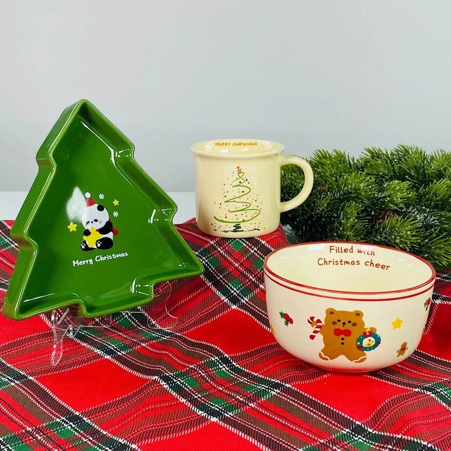 Детский набор 3 предмета новый ГОД Фарфор 164-069 118-164-069