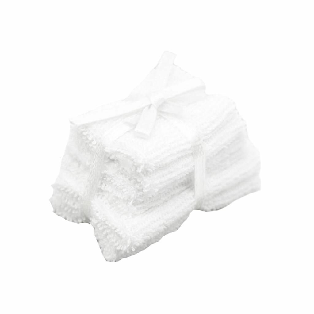 Миниатюрное банное полотенце для кукольного домика 1/12-Белое