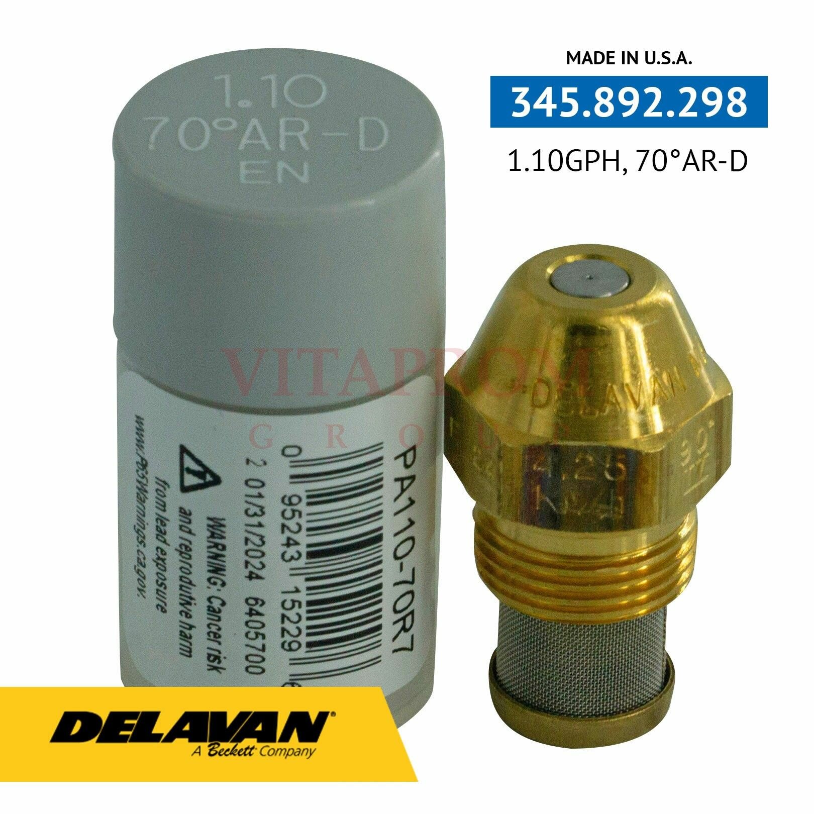 Форсунка Delavan 1.10 GPH, 70AR (7) — фото 1