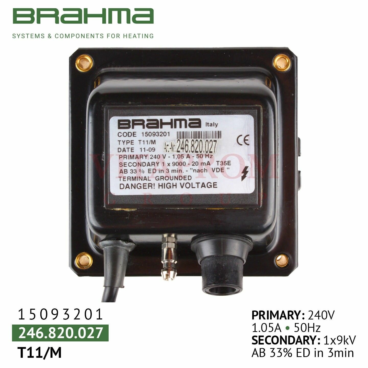 Трансформатор Brahma T11/M, 15093201