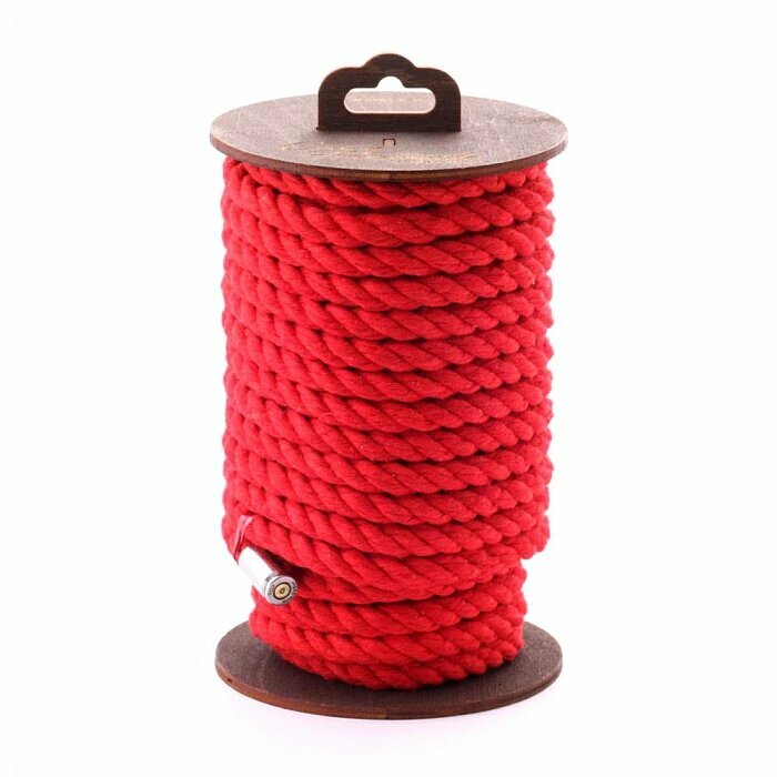 Веревка для бондажа BDSM«Crazy Handmade», 20 метров, красная