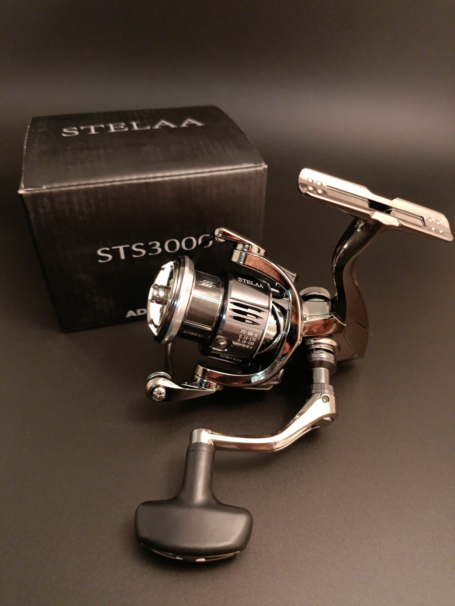 Катушка для спиннинга Shimano Stella STS 2000, безынерционная, передний фрикцион, 6 подшипников
