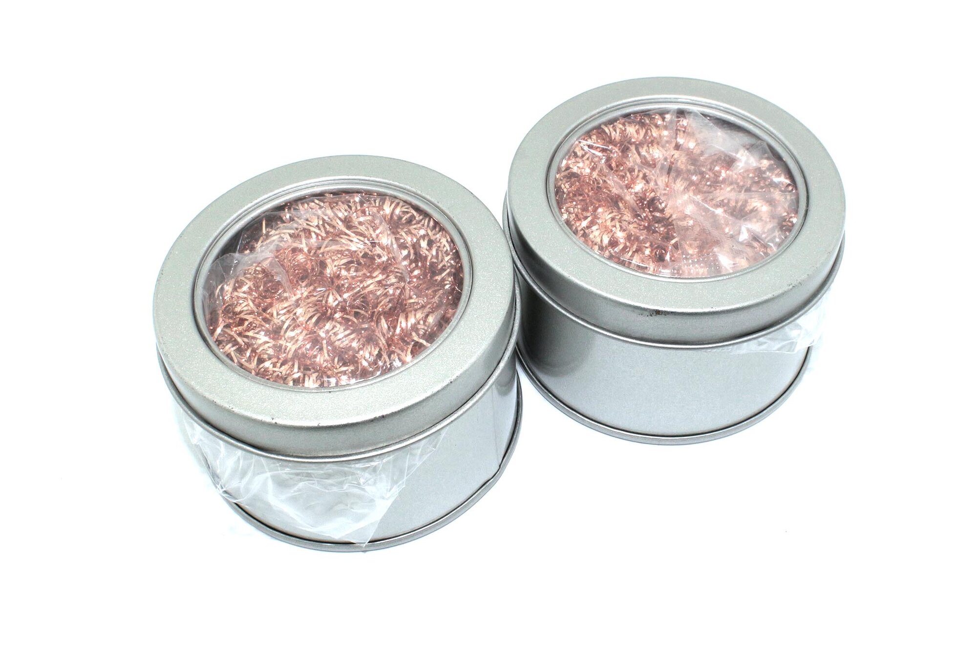 Стружка для чистки паяльных жал в банке 2 шт