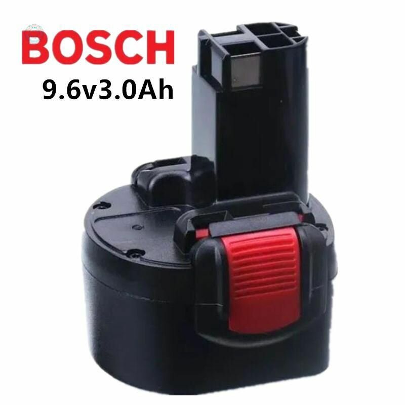 Аккумулятор Bosch 9.6V 3Ah Ni-Mh, совместимый с PSR 9.6 VE, PSR 960, BAT048, GSR 9.6V, GDR 9.6V, зарядка шуруповерта, замена аккумулятора Bosch