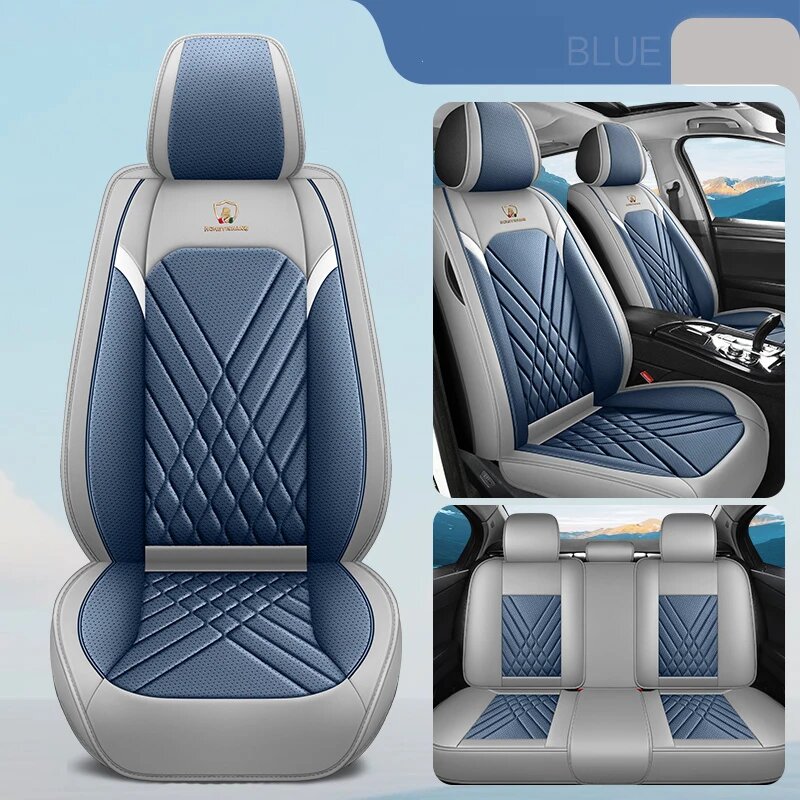 Удобный износостойкий универсальный чехол для автомобильного сиденья премиум-класса из искусственной кожи для toyota rav4 xa50 zr-v f30 매트 gwm 300 t roc baic x7 5 PCS