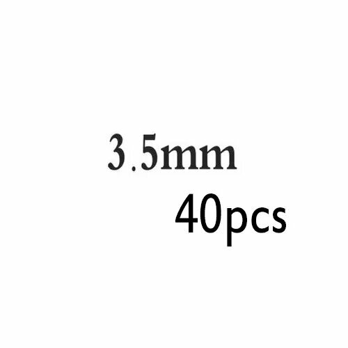 Бусины spacer 3.5 мм, 40 шт.