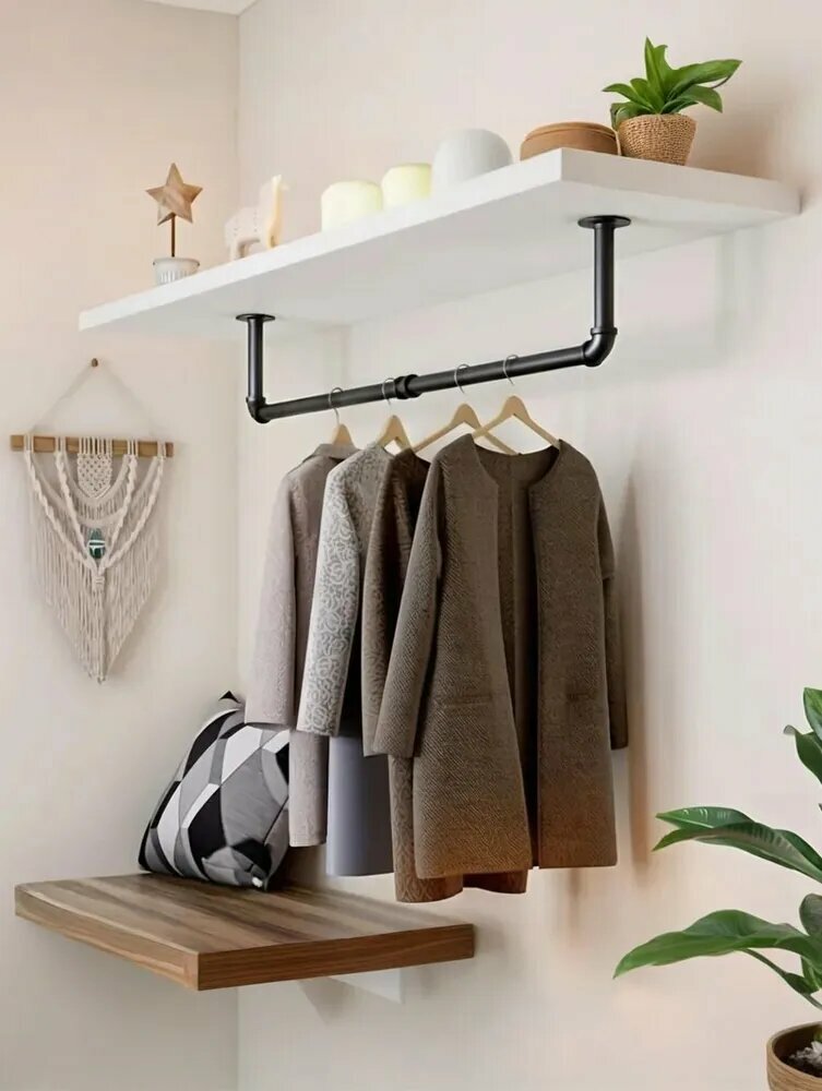 Вешалка-рейл потолочная, 7 см х 117 см