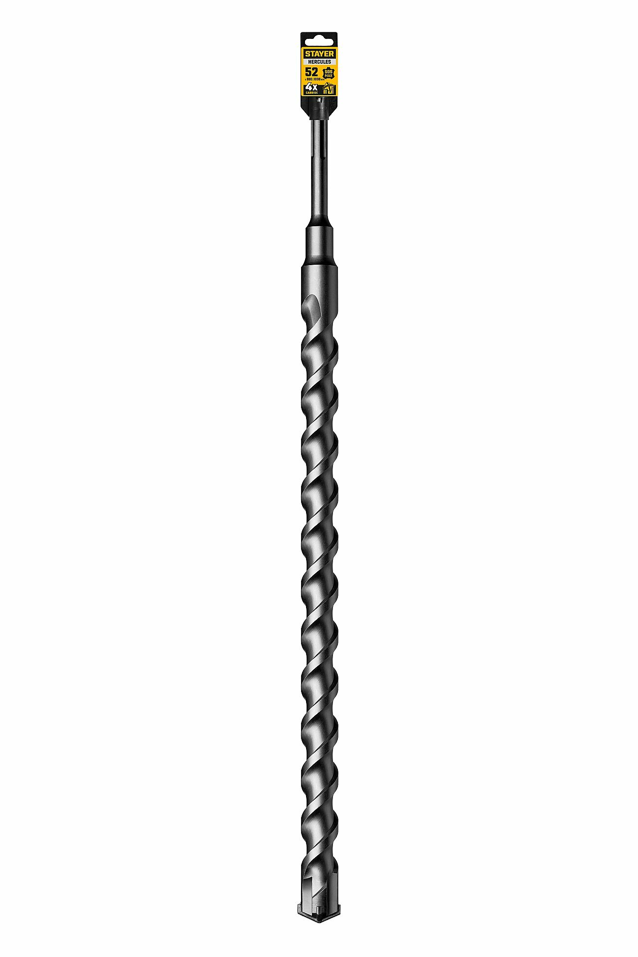 STAYER HERCULES-4Х 52 x 880/1000 мм, SDS-max бур, PROFESSIONAL (29370-880-52)